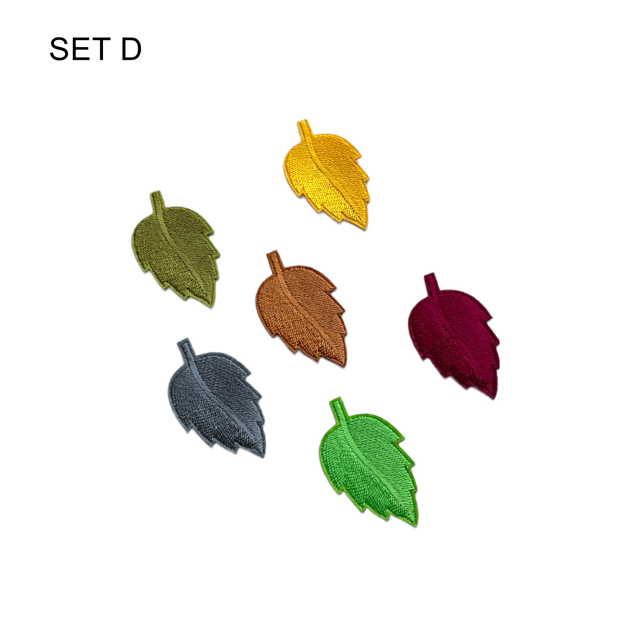 Autumn Leaves Patch Leaf Patches Leaves Embroidery Leaves - Etsy