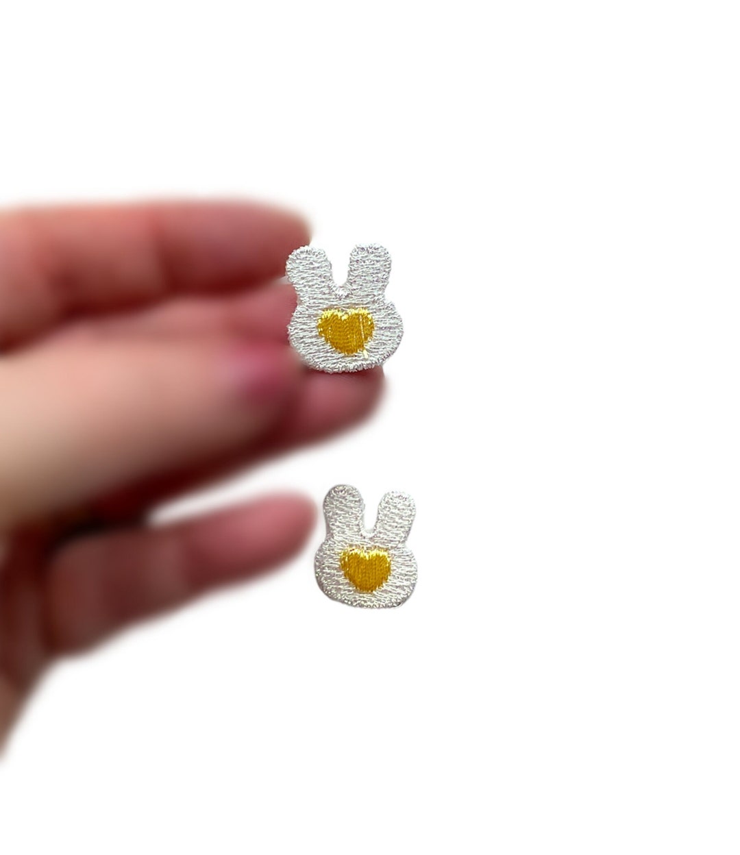 Rabbit, Applique Patch, Bunny, Teensy Bunny, Bunny Ears, Embroidery ...