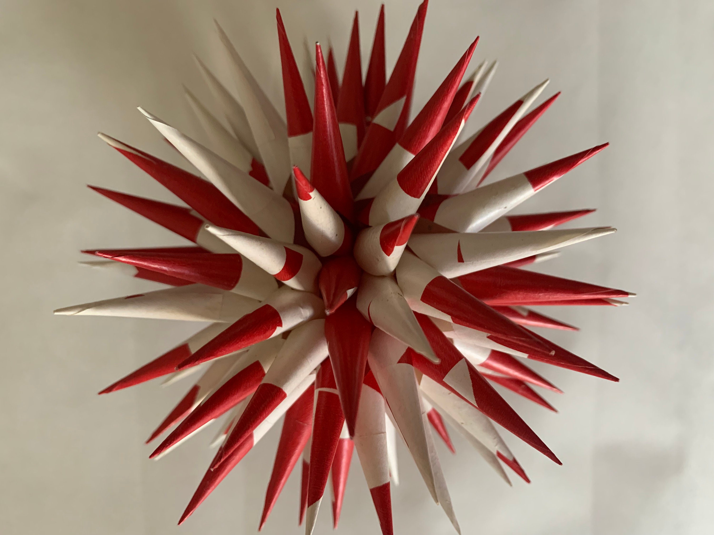 Red & White Polish Star - Etsy