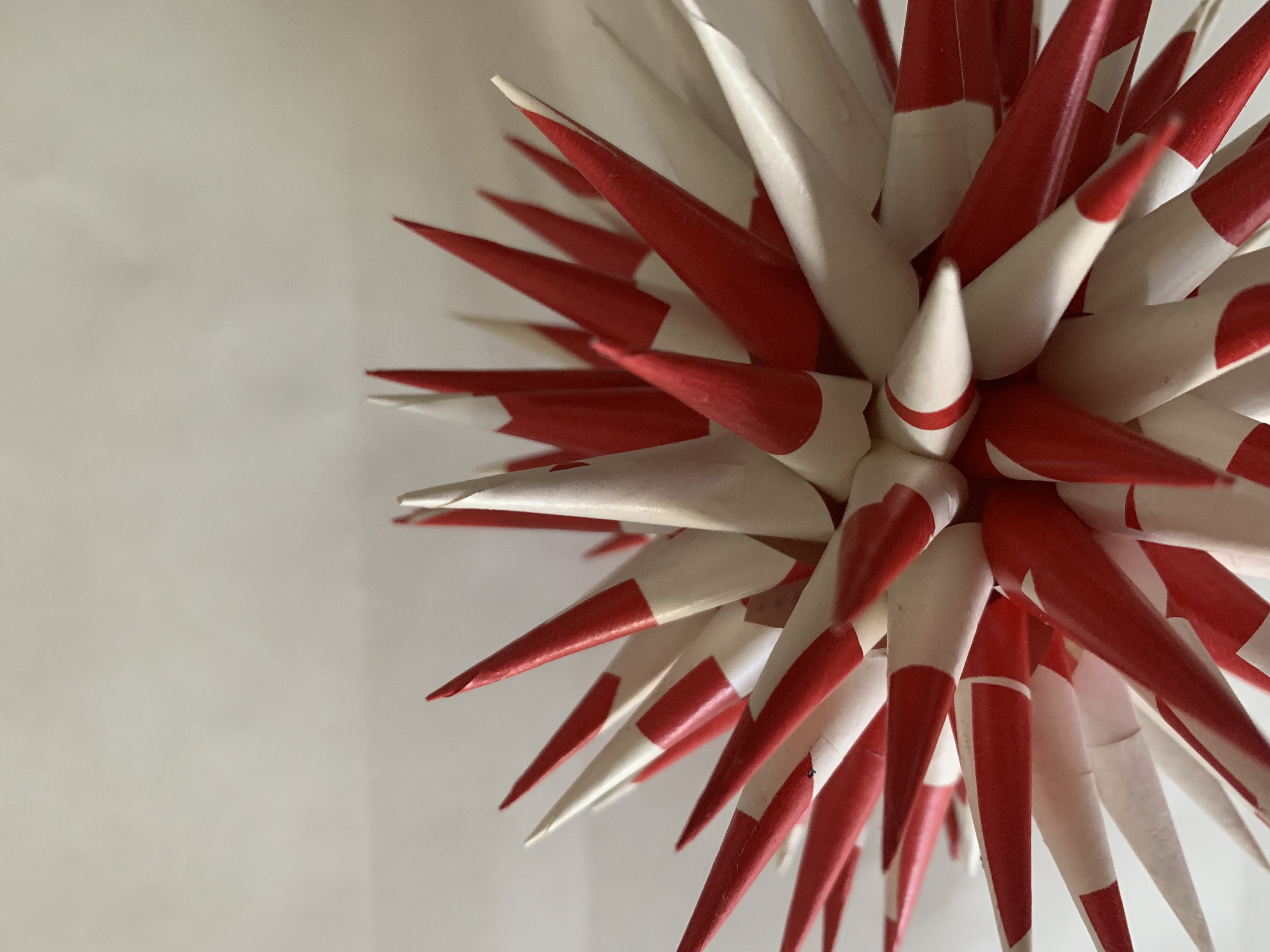 Red & White Polish Star - Etsy