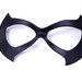 Black Leather Masquerade Domino Mask - Etsy