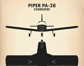 Piper Pa 28 Poster | Etsy