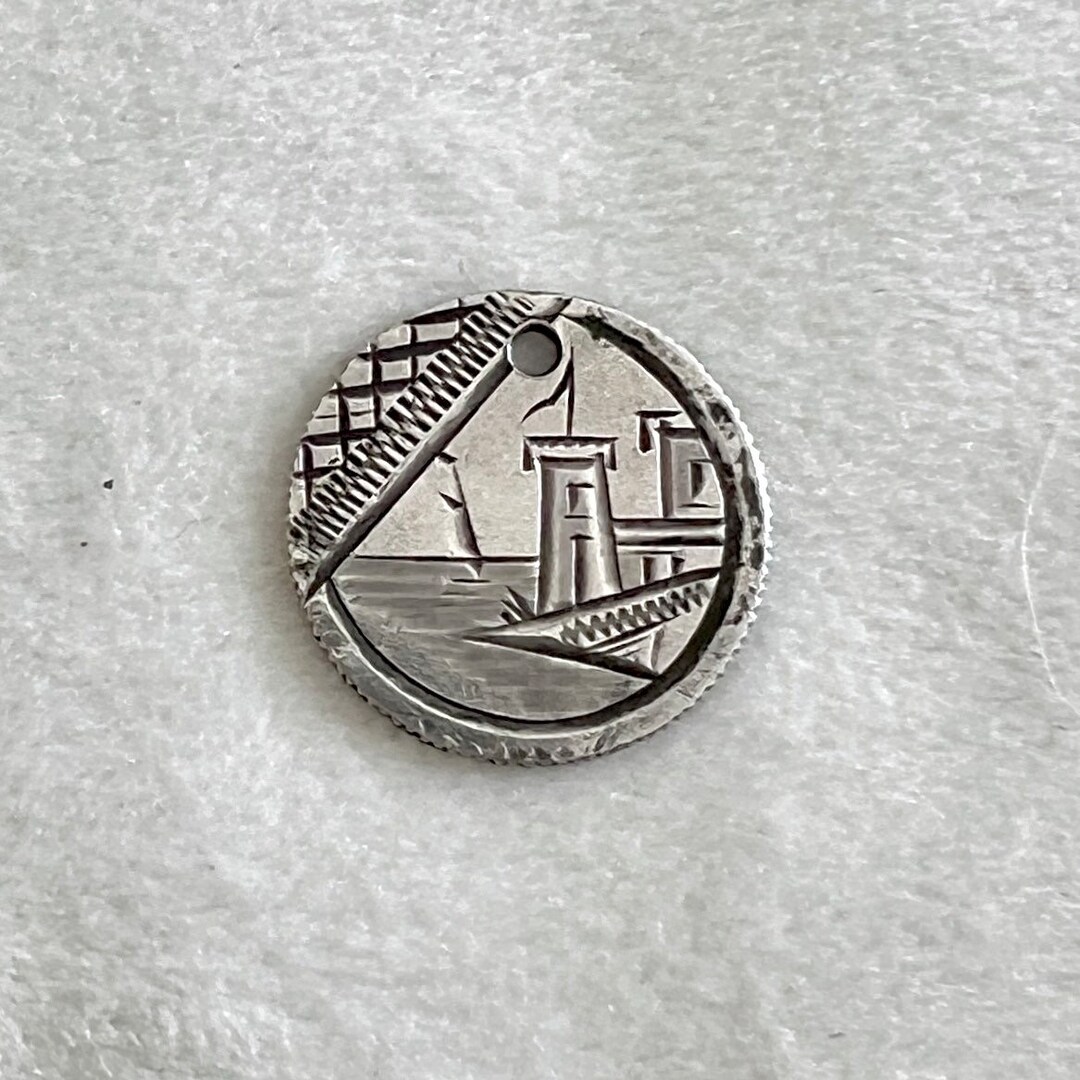 Antique Victorian Lighthouse Scene Love Token Also Dated 1893 - Etsy