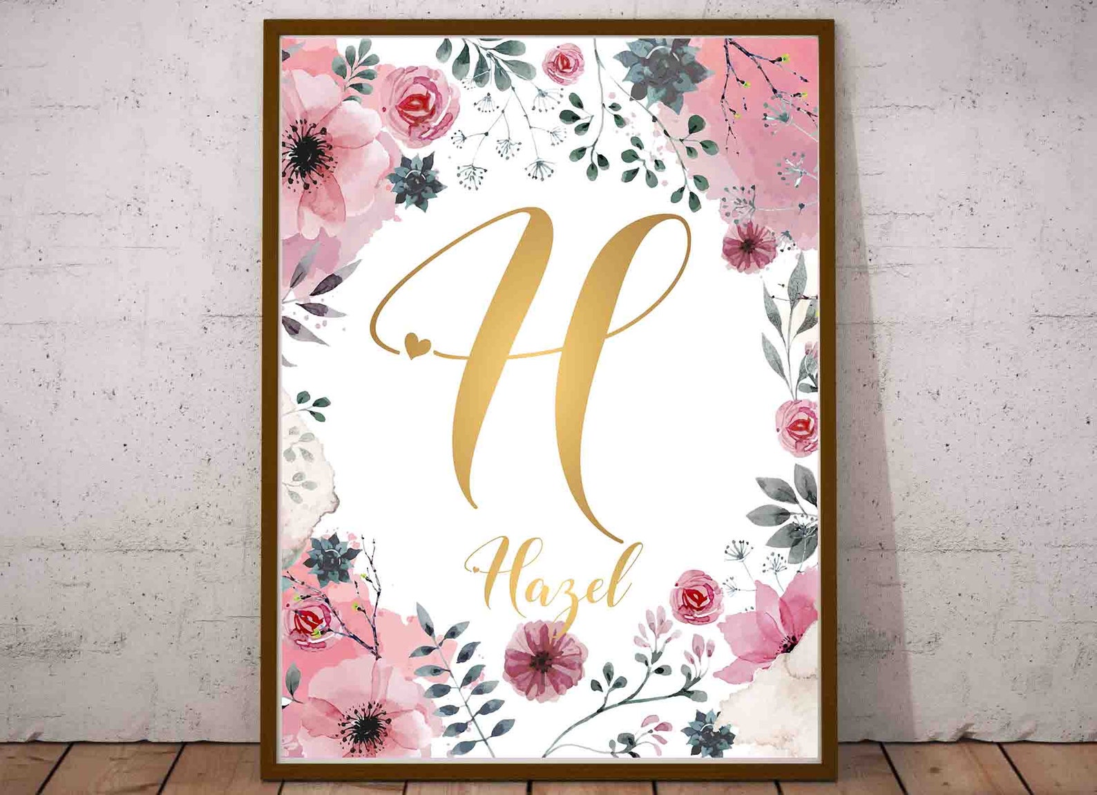 Hazel Personalized Name Sign Hazel Baby Party Decorations - Etsy