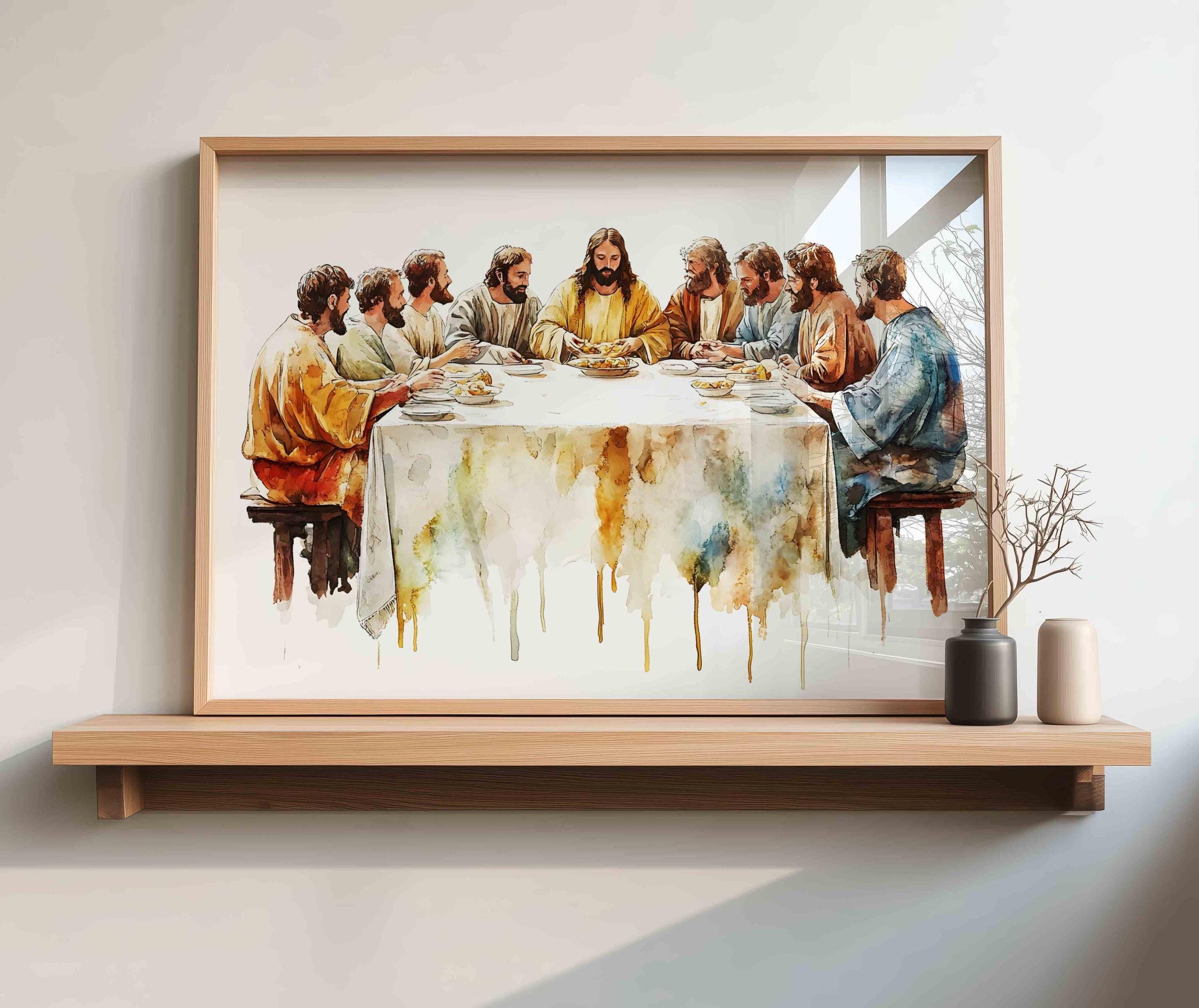 The Last Supper POSTER Printable Wall Art, Christian Home Decor ...