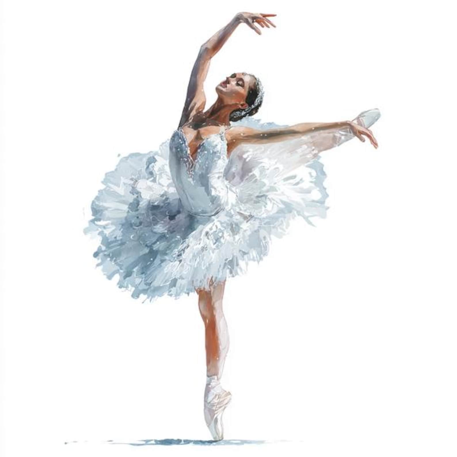 11 Classical Ballet Clipart, Swan Lake Style, Male Female Solo ...