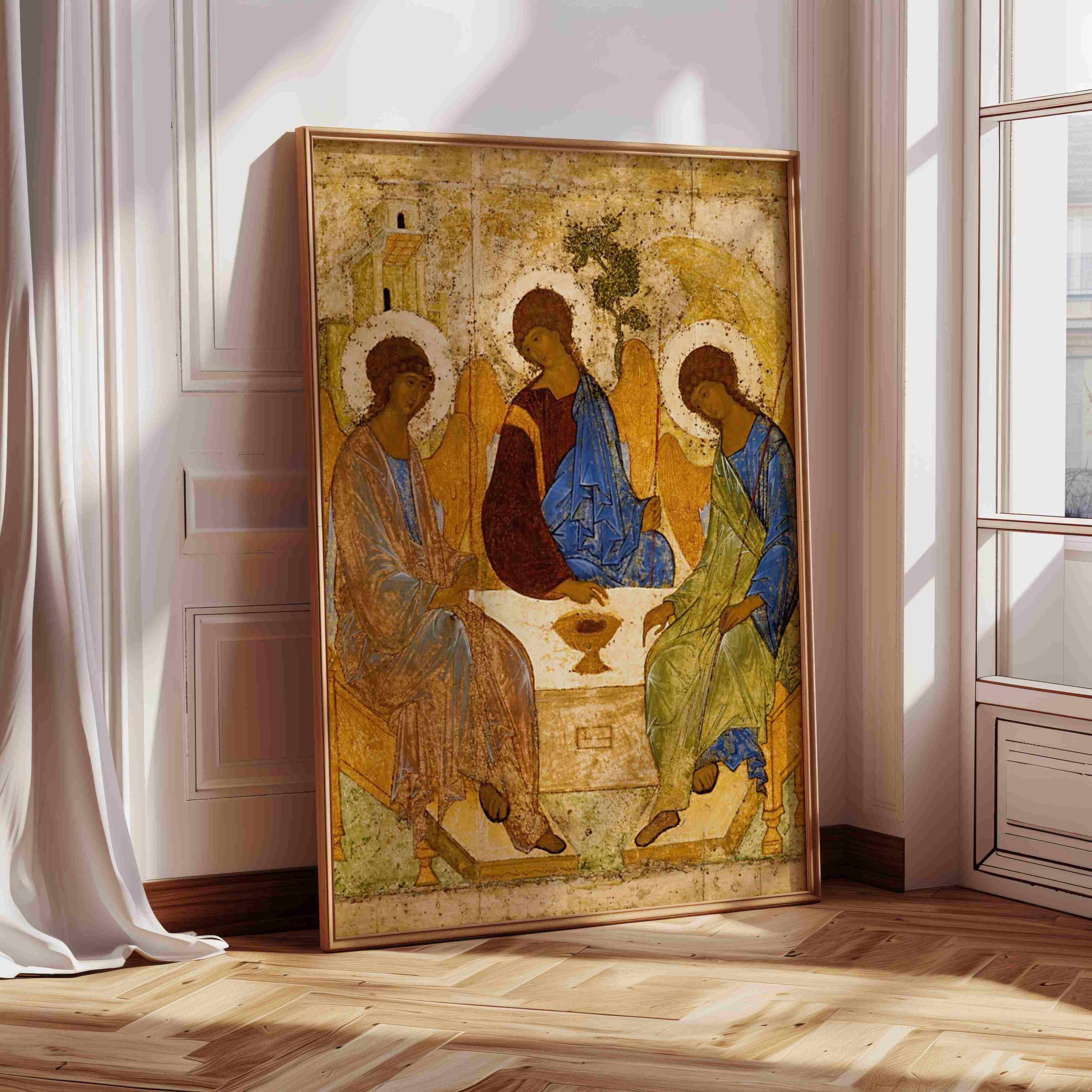 Holy Trinity Icon DIGITAL DOWNLOAD Andrei Rublev Traditional Christian ...