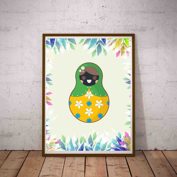 Matryoshka Print - Etsy