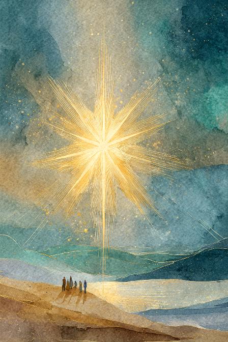 Bethlehem Star POSTER Christian Symbol Wall Art Printable Christmas ...