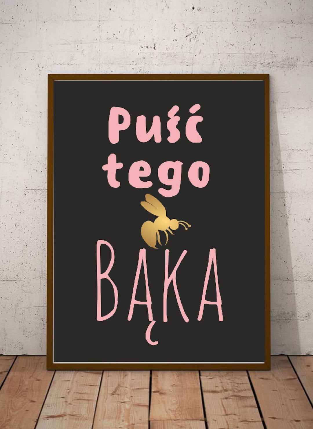 Po Polsku Funny Poster for Toilet Bathroom, Polish Print Funny Sayings ...