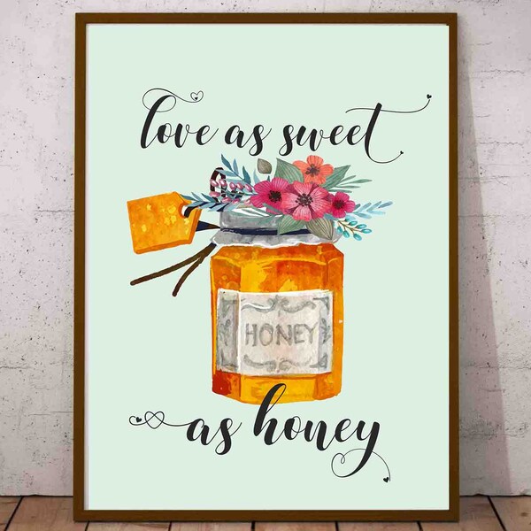 Honey Sign - Etsy