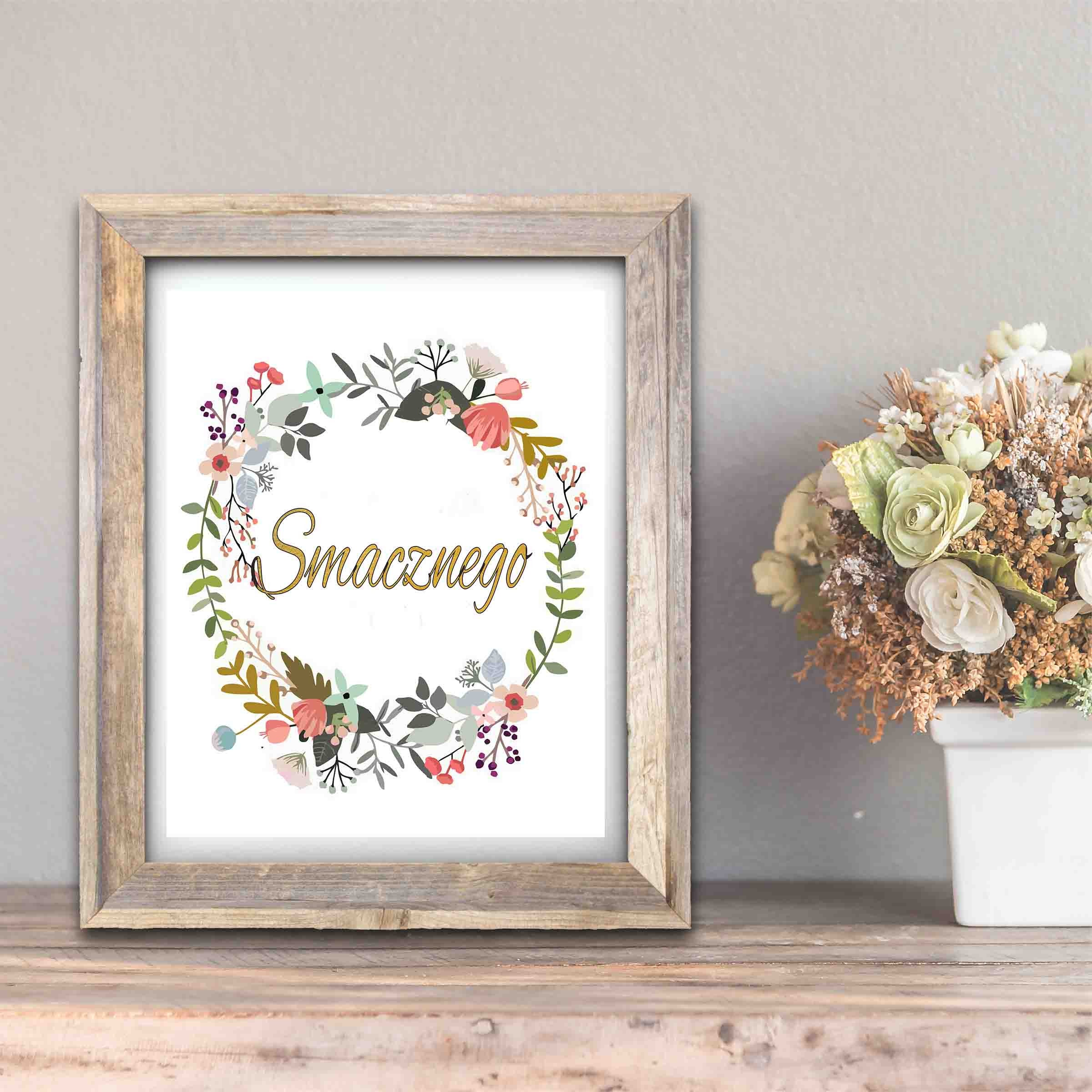 Poland Wall Art Polish Wall Hanging Polish Language Polish - Etsy