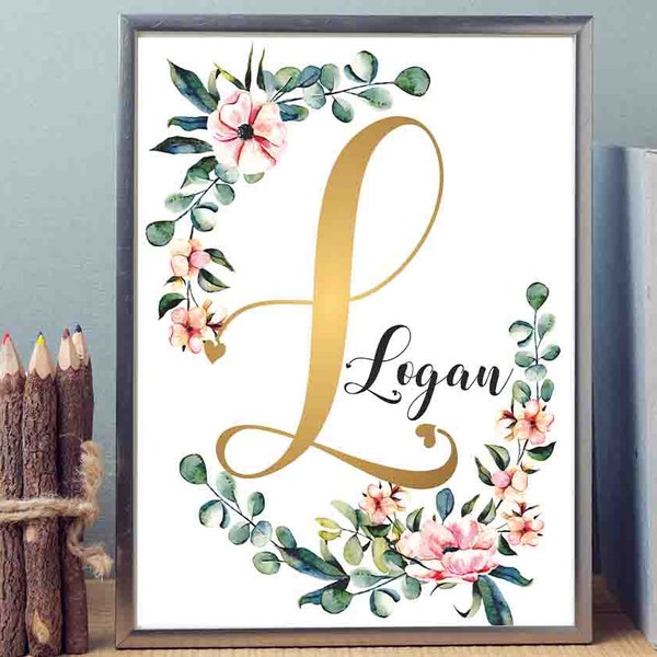 Printable Name Sign - Etsy