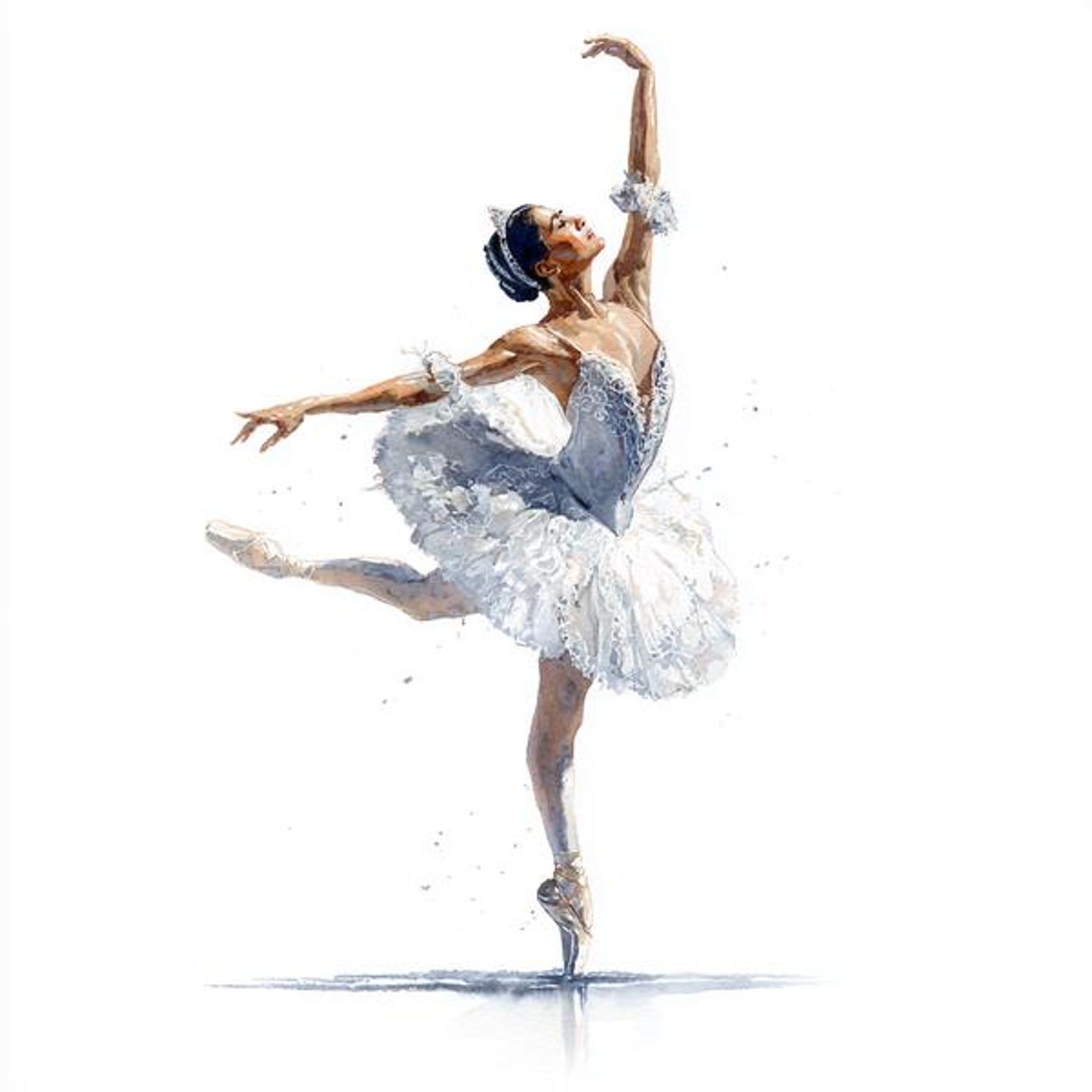 11 Classical Ballet Clipart, Swan Lake Style, Male Female Solo ...