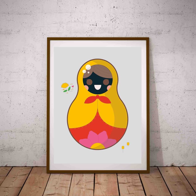 Matryoshka Print - Etsy