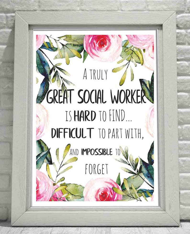 Social Worker Gifts, A Truly Great Social Worker is Hard to Find ...