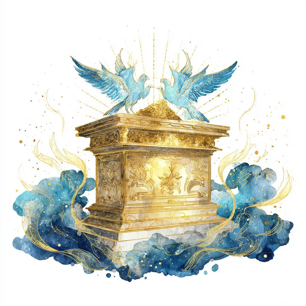 10 Ark of Covenant Clipart Old Testament Story PNG Watercolor Printable ...