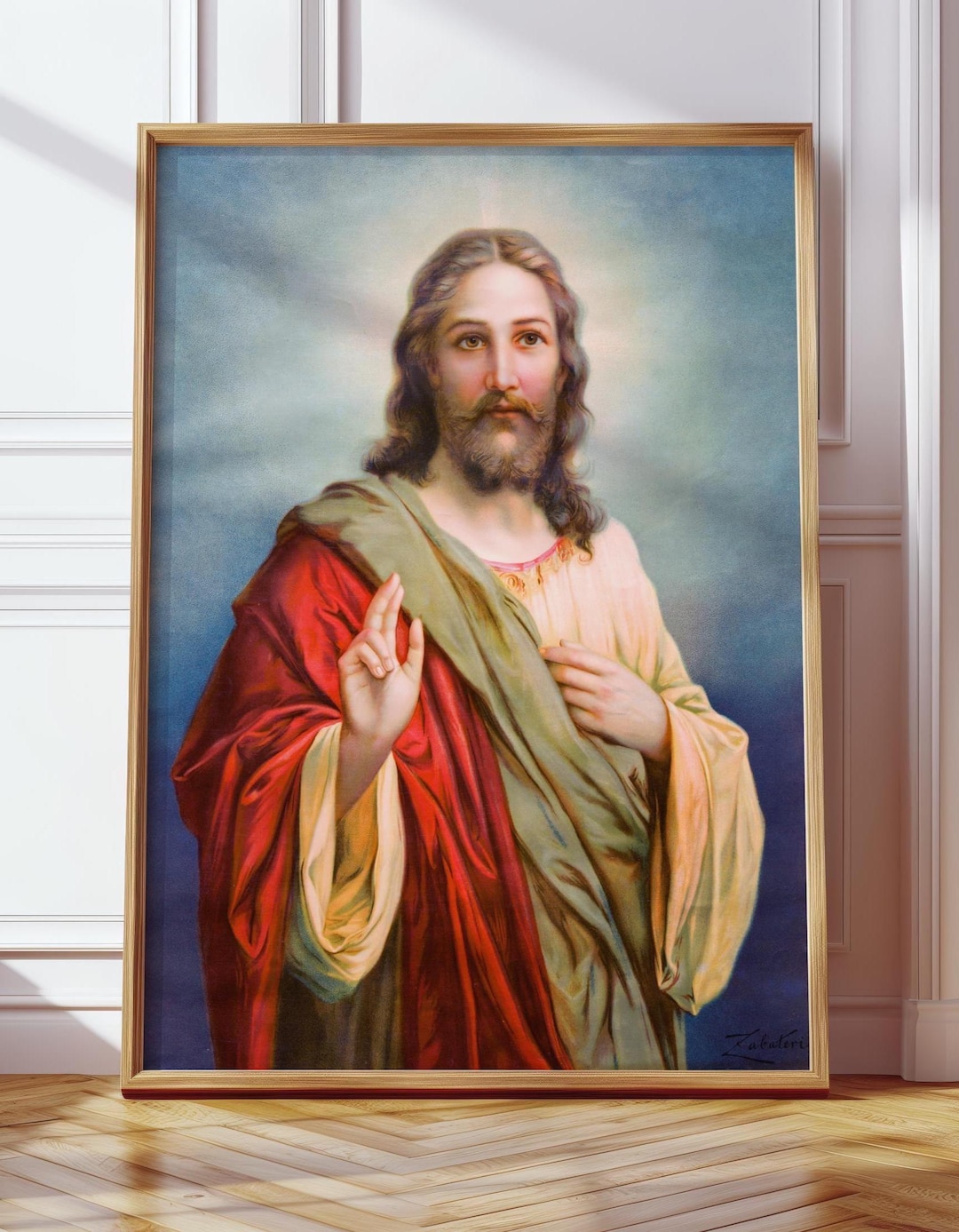 Jesus Printable Poster Jesus Christ Wall Art Print Jesus Vintage File ...