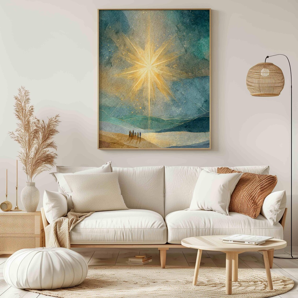 Bethlehem Star POSTER Christian Symbol Wall Art Printable Christmas ...
