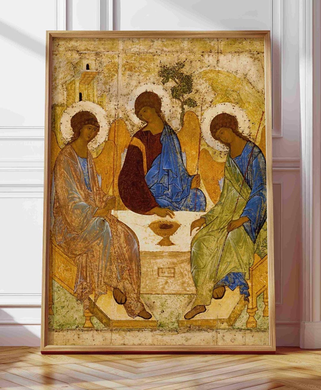 Holy Trinity Icon DIGITAL DOWNLOAD Andrei Rublev Traditional Christian ...