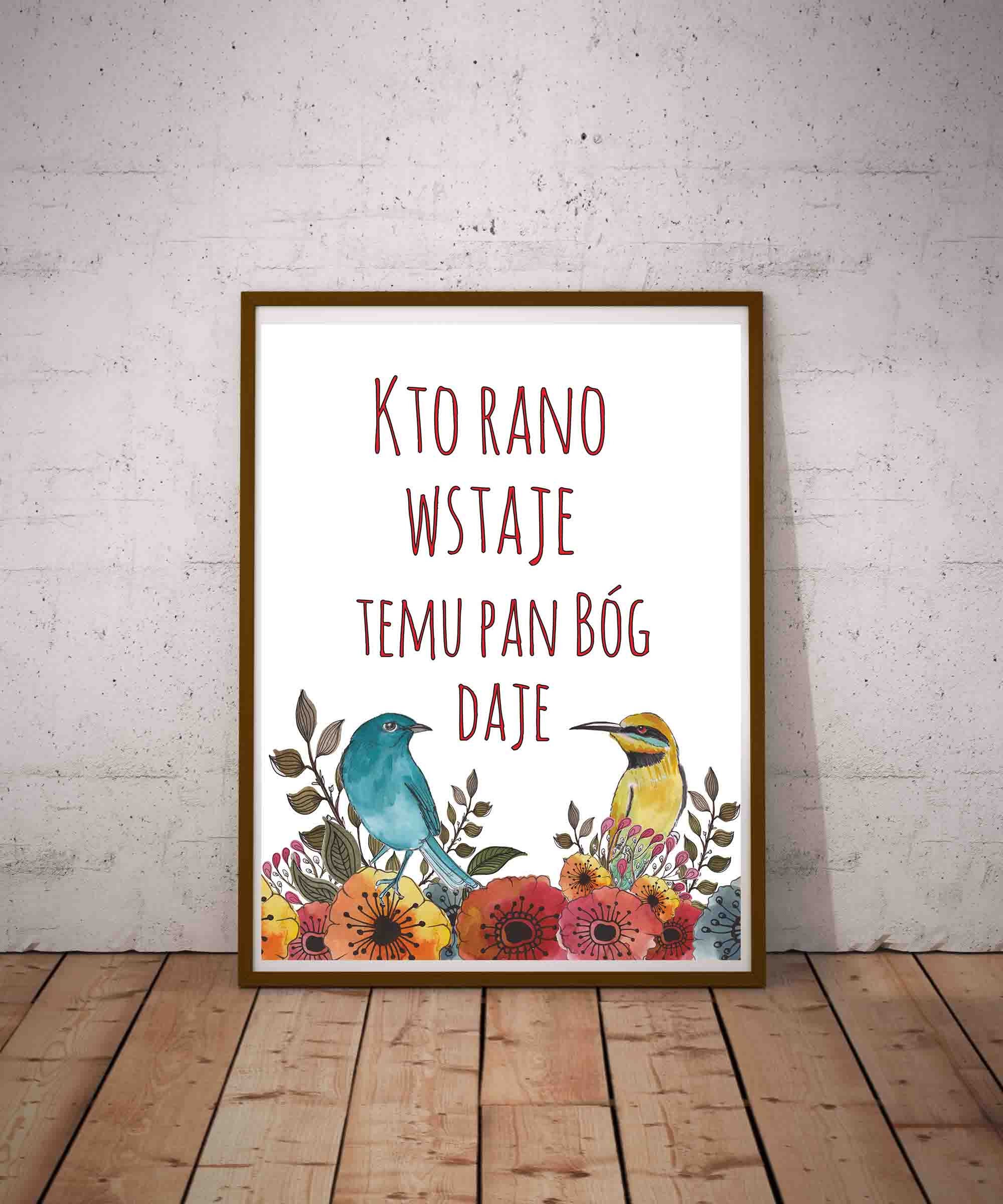 Poland Wake up Quote Polish Proverbs Inspirational Polish Wall Art ...