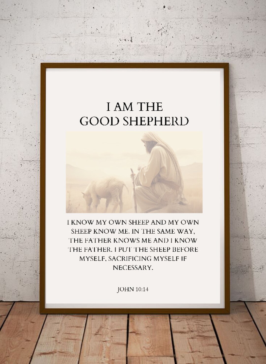 Psalm 23, the Lord is My Shepherd, Printable Bible Verse, Modern ...