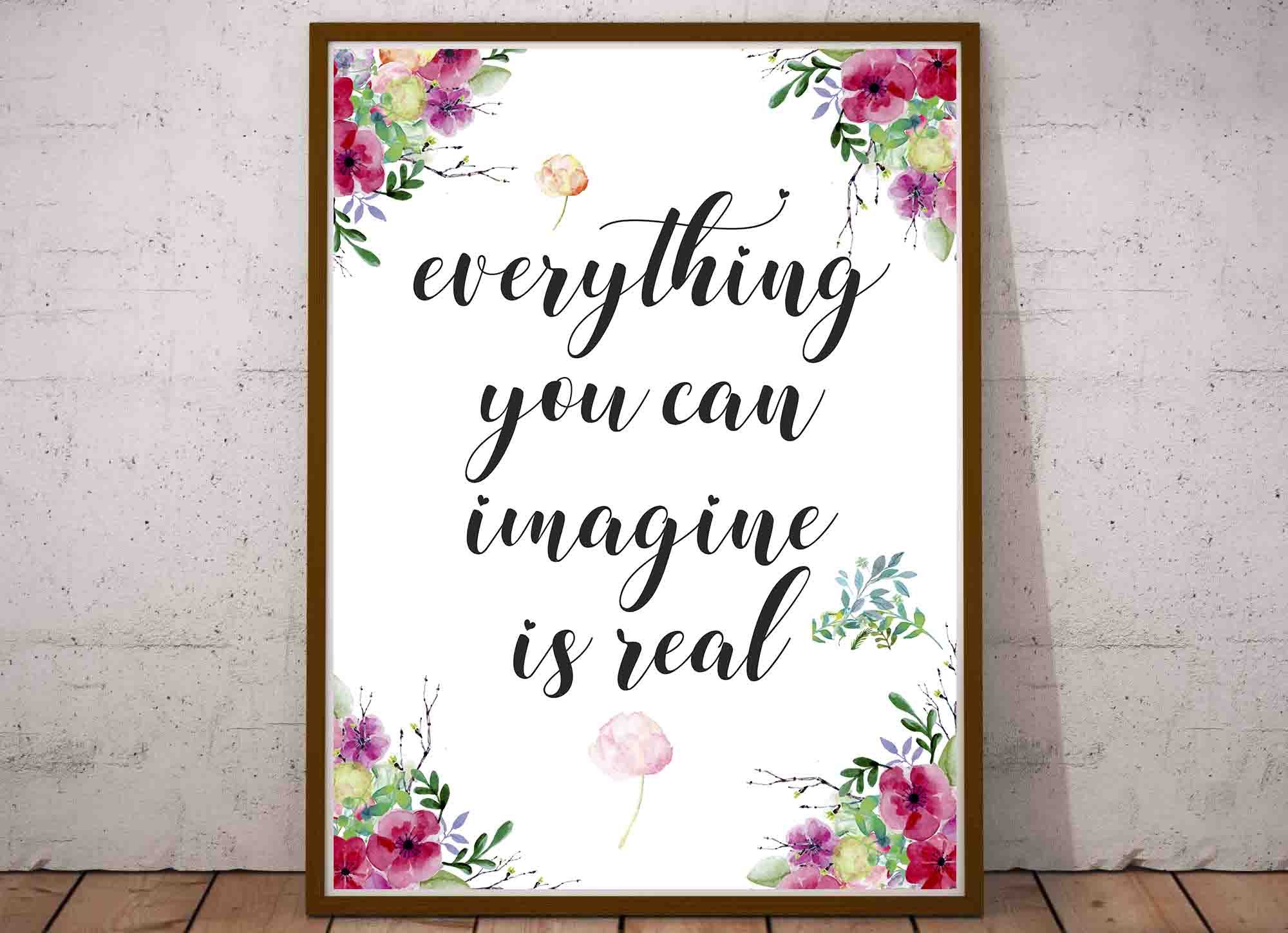 Inspirational Print, Motivational Poster, Printable Art, Quote Poster ...