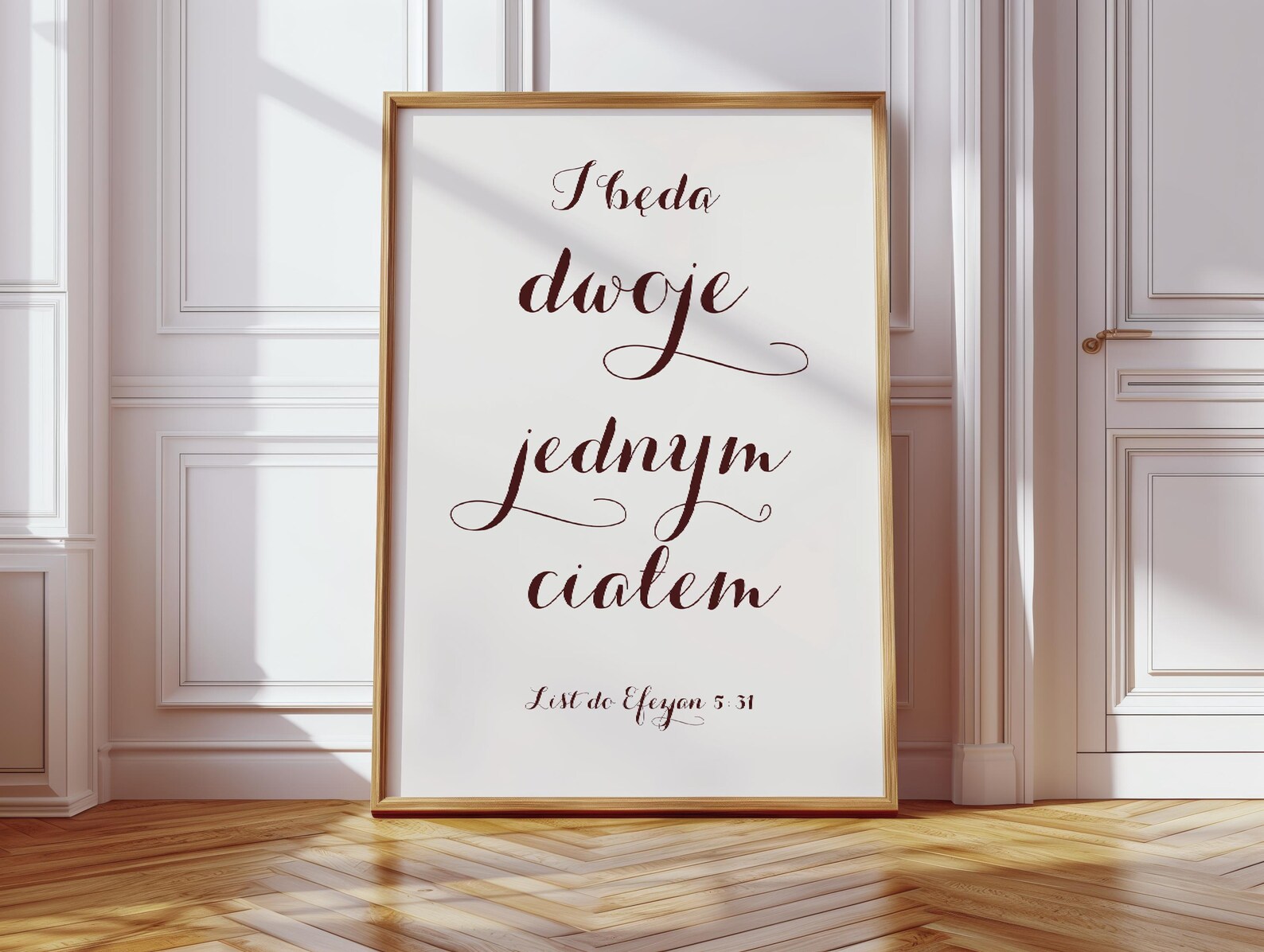 Poland Catholic Po Polsku Religious Wall Art Wedding Gift, Polish ...