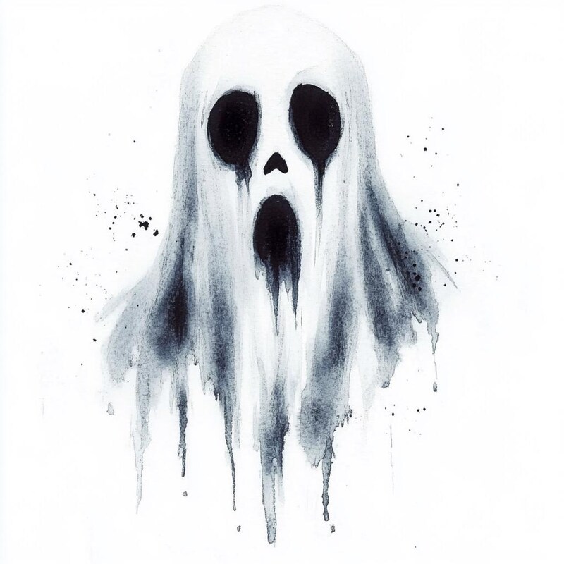 Ghostface Stencil - Etsy