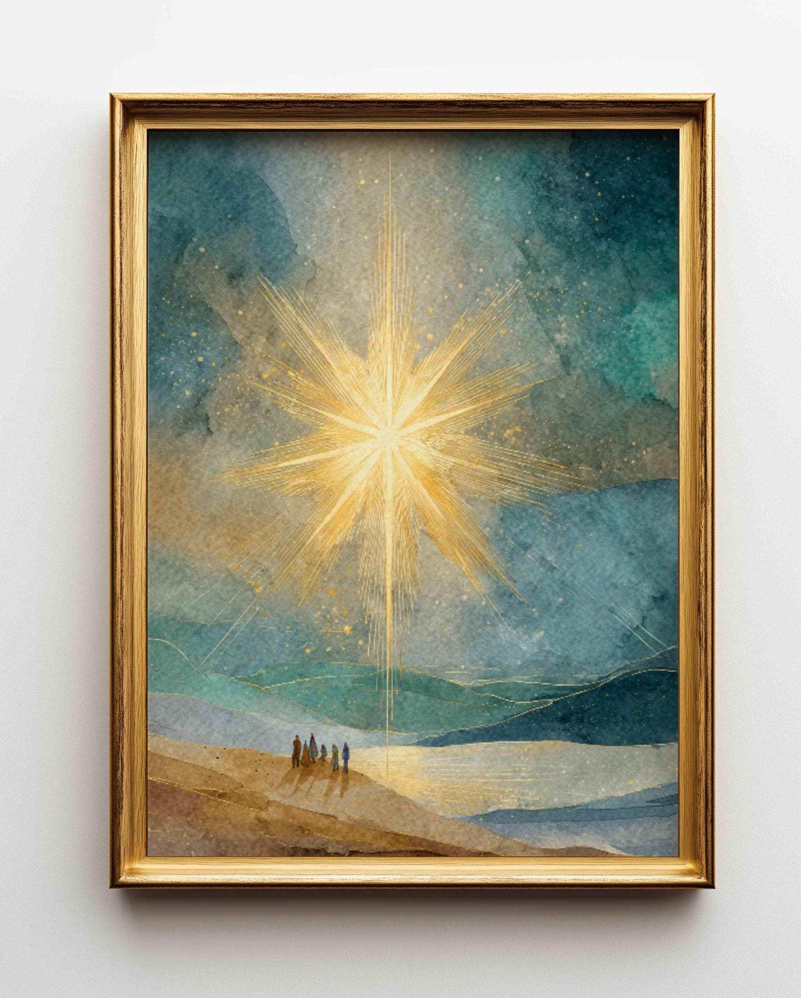 Bethlehem Star POSTER Christian Symbol Wall Art Printable Christmas ...