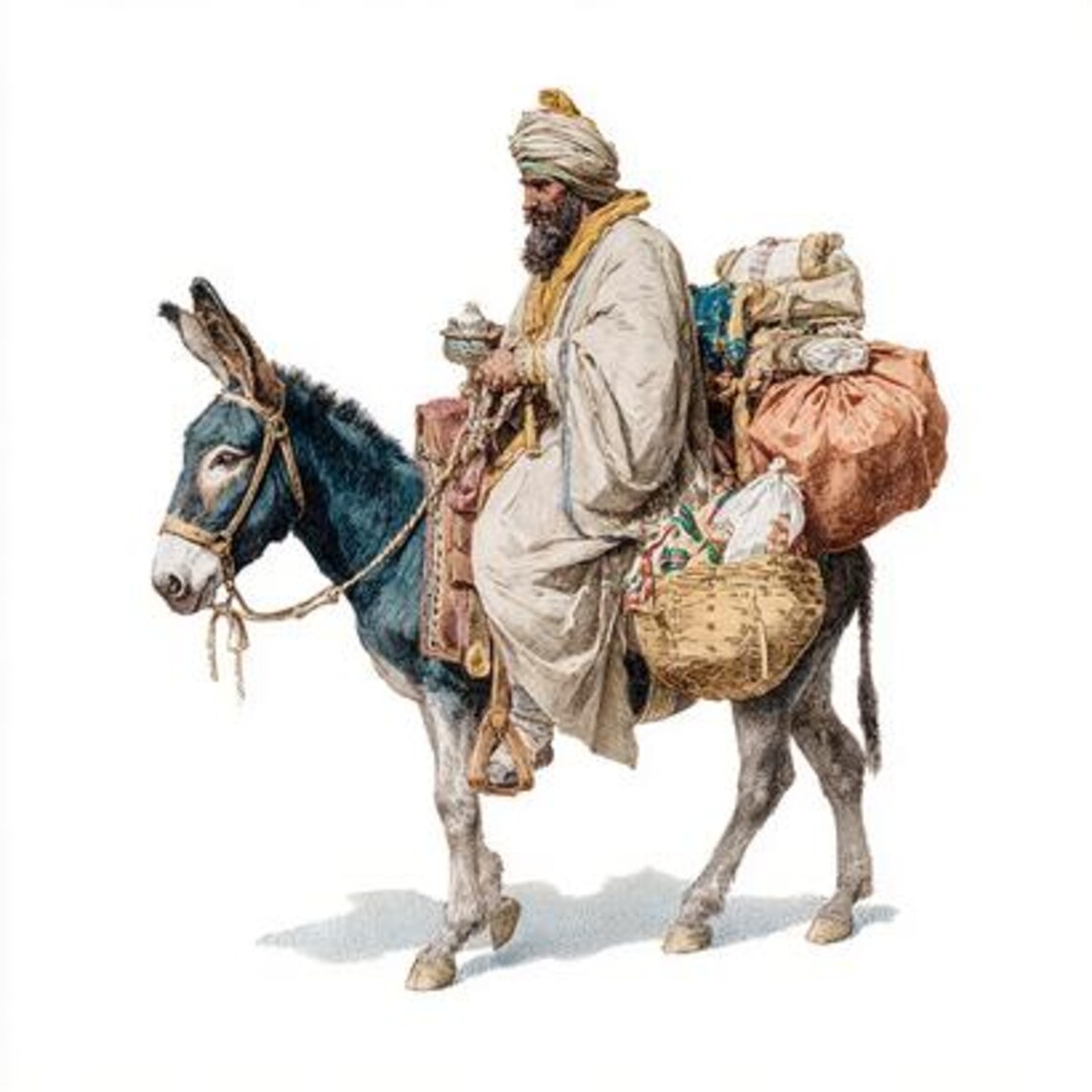 8 Ancient Israeli Merchant Clipart, Egypt, Jerusalem, Hebrew, Bible ...