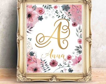 Anna Name Wall Art - Etsy