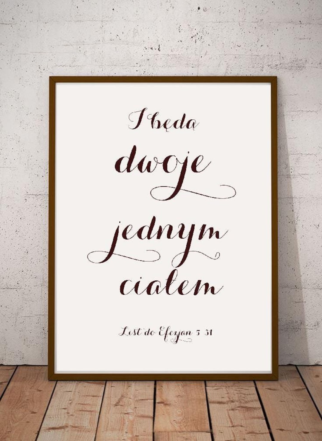 Poland Catholic Po Polsku Religious Wall Art Wedding Gift, Polish ...