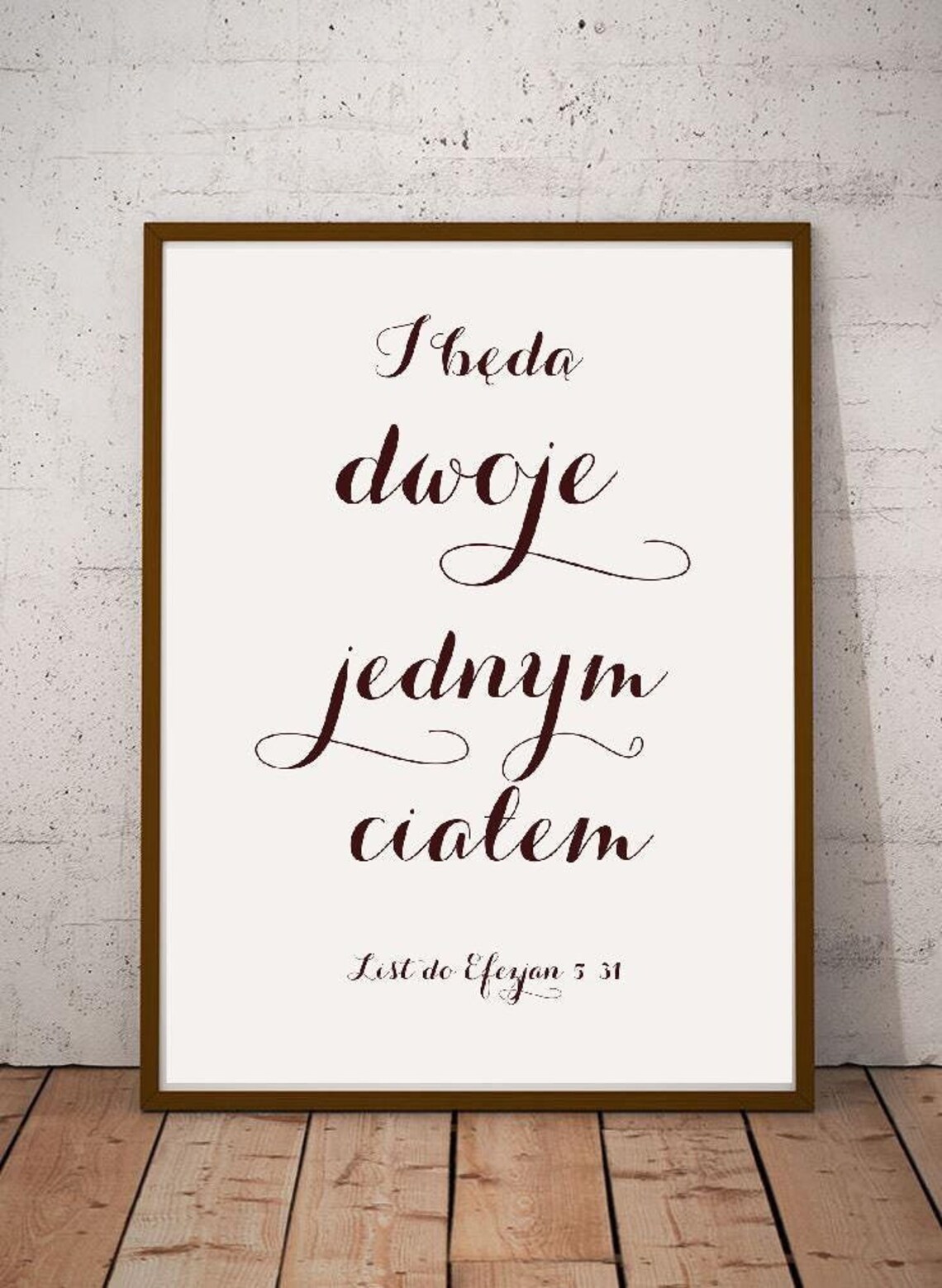 Poland Catholic Po Polsku Religious Wall Art Wedding Gift, Polish ...