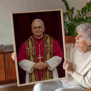 The New Pope Leo XIV Poster Robert Francis Prevost Official Portrait ...