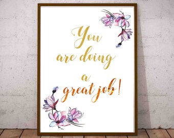 Great Job Printable - Etsy