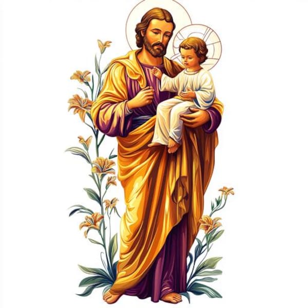 St Joseph Day Clip Art - Etsy