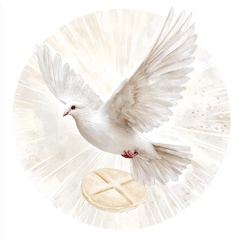 Cross & Dove Clipart - Etsy UK