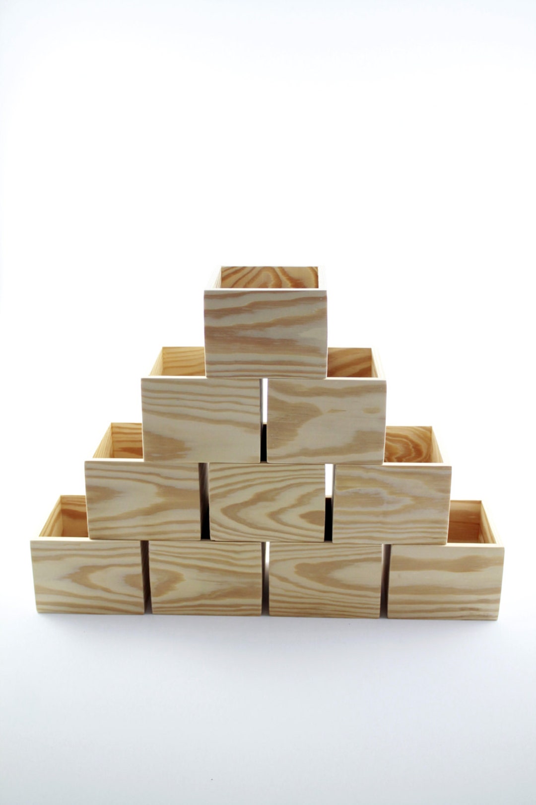 5 X 5 X 4 Pine Wood Box, Custom Gift for Him, Gift for Her, Home ...