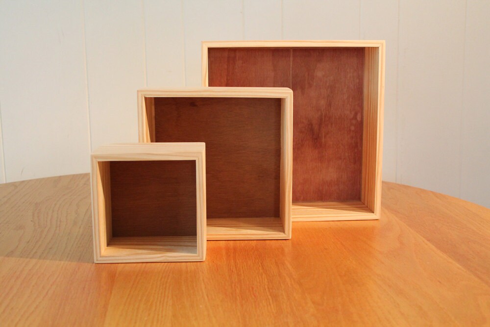 3 Wood Boxes Tiered Boxes Product Display 1 12x | Etsy