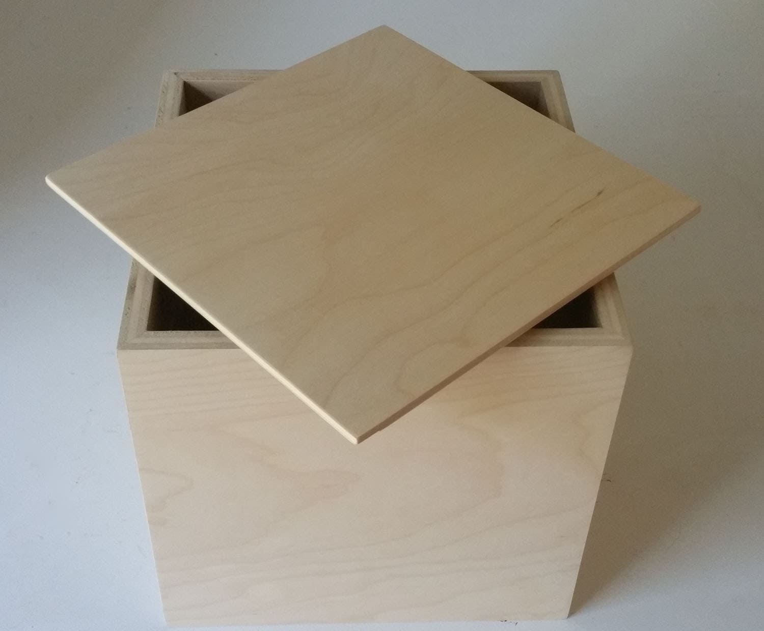 Wood Box With Lid 11x 11x 11storage Box - Etsy Canada