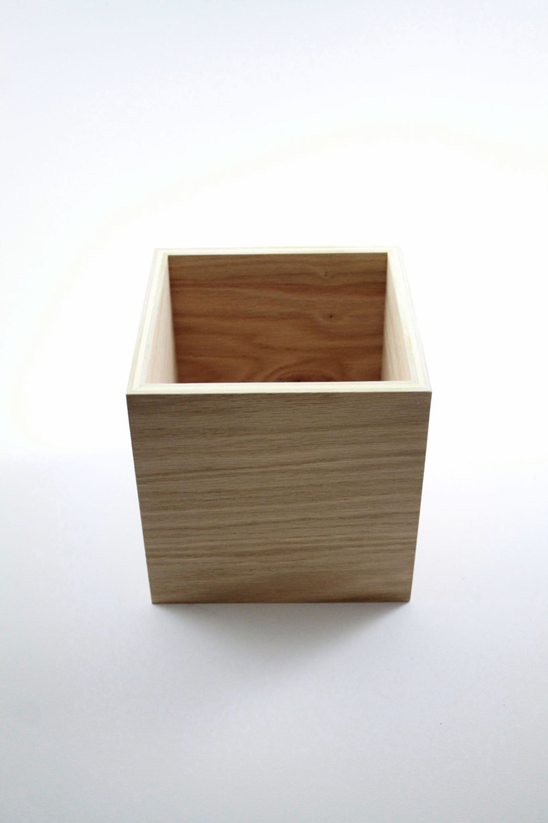 Wood Box 8x 8x 8 Unfinished Centerpiece Wedding Decor Table Settings ...