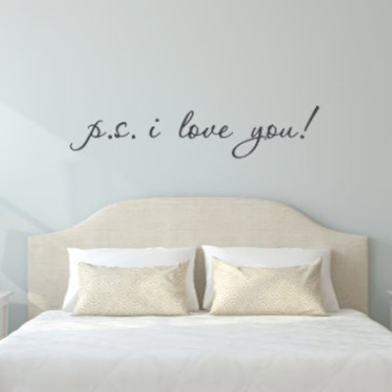 Love You Wall Decal - Etsy