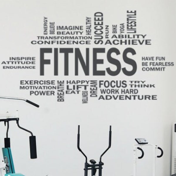 Workout Wall Decal - Etsy