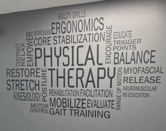 Therapy Collage. Vinyl Wall Decal. Business Decals - Etsy