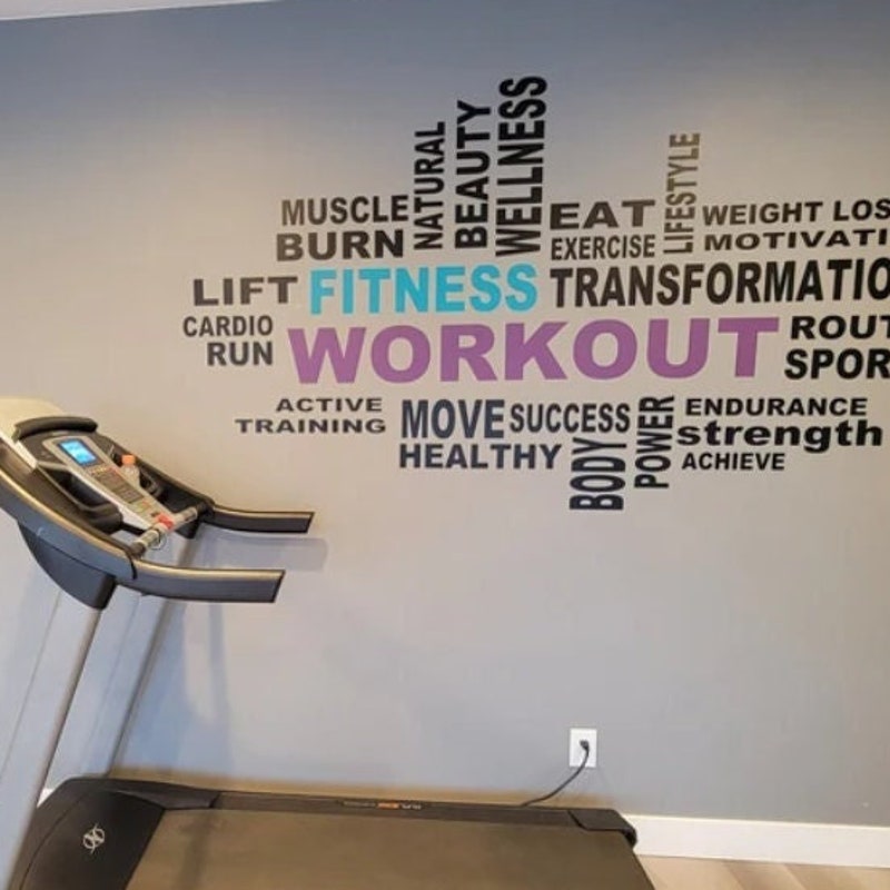 Gym Wall Decal - Etsy