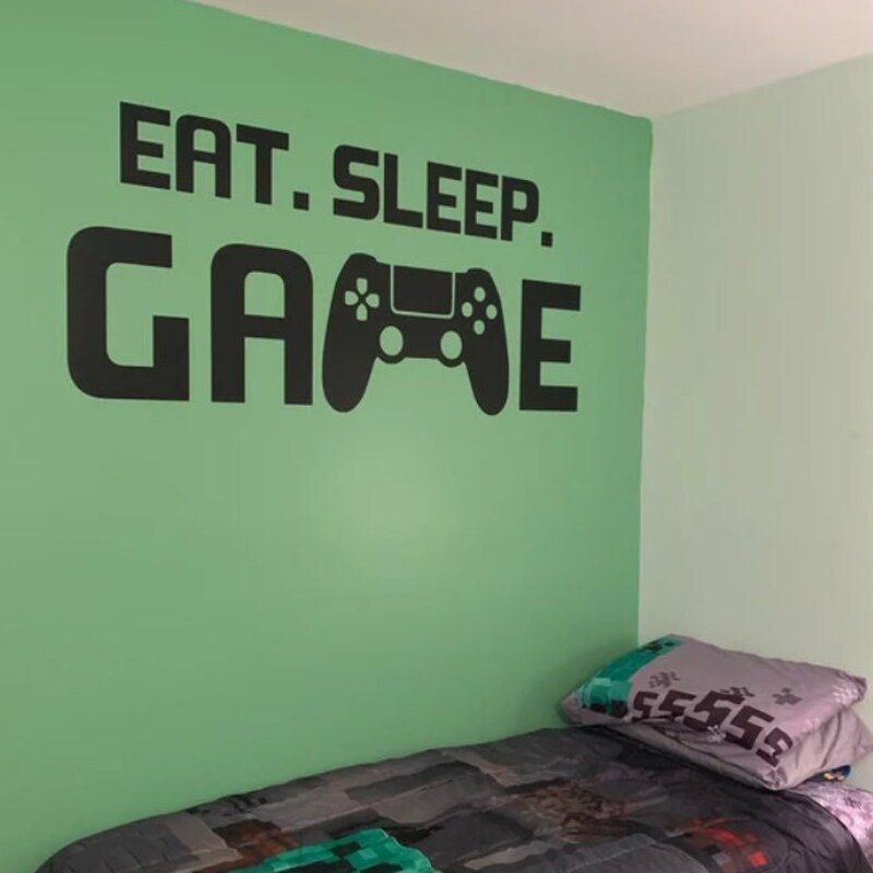 Eat Sleep Game Decal - Etsy