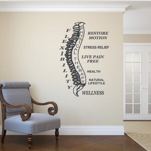 Physical Therapy Vinyl Wall Decal - Etsy