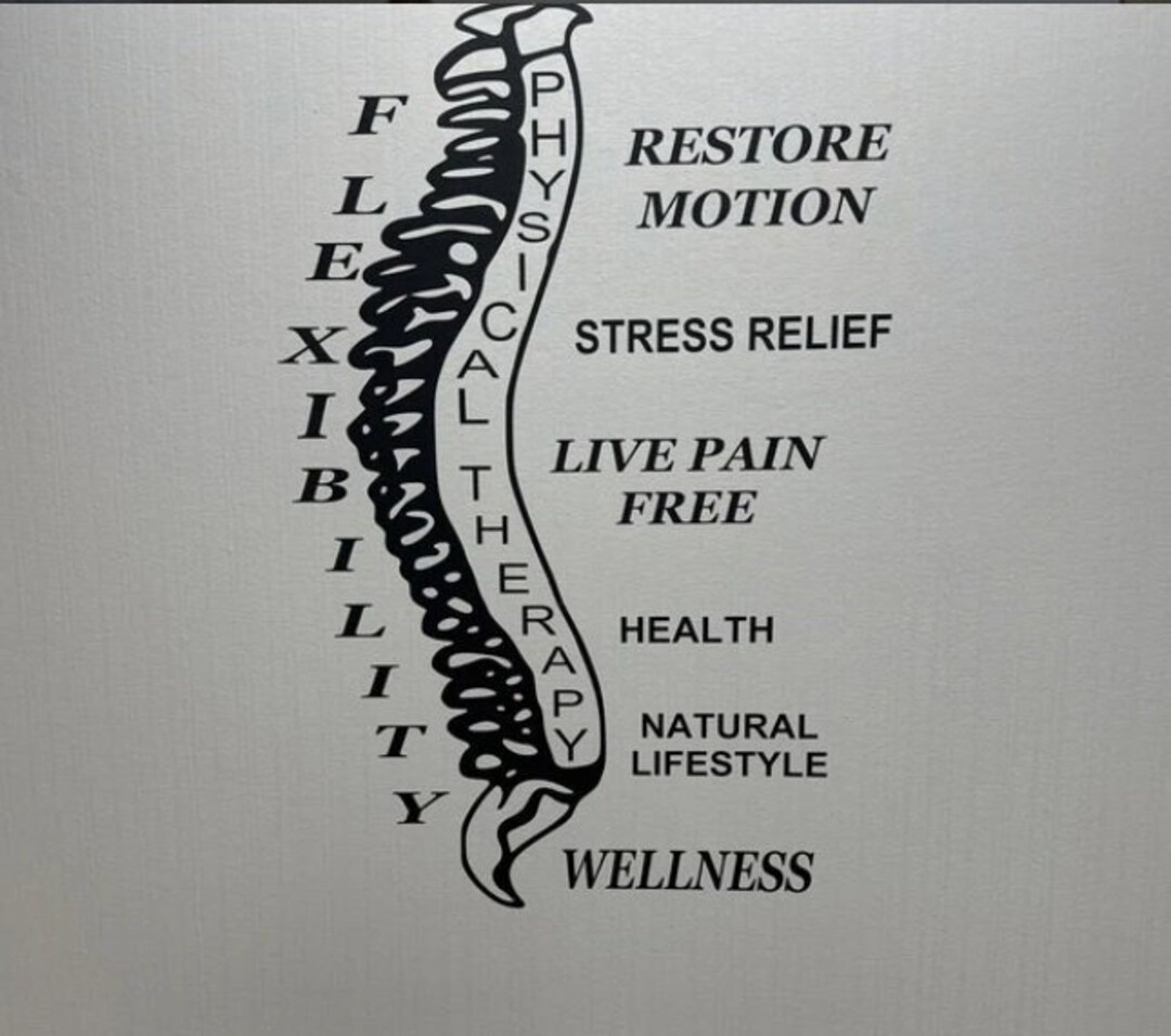 Physical Therapy Vinyl Wall Decal - Etsy