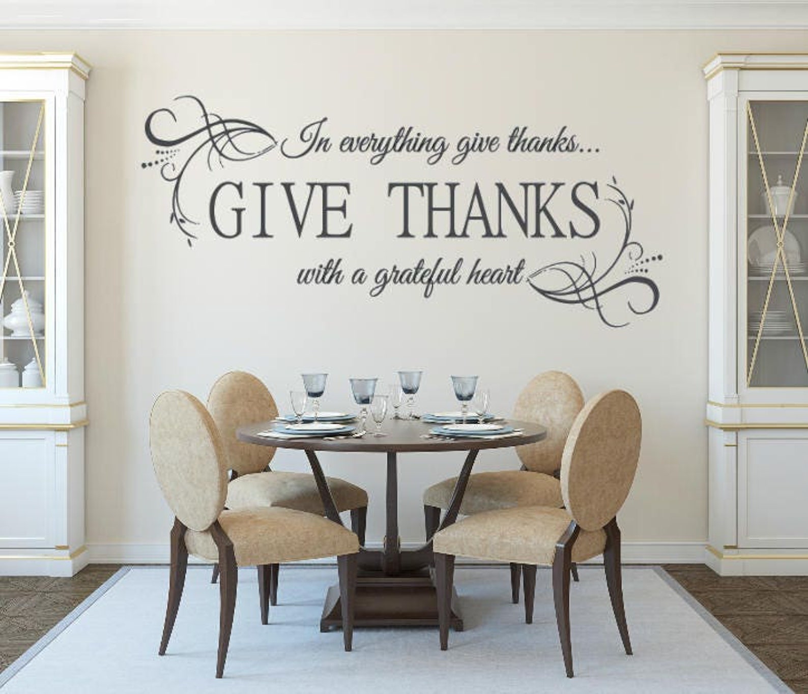 In Everything Give Thanks... GIVE THANKS With a Grateful Heart- Vinyl ...